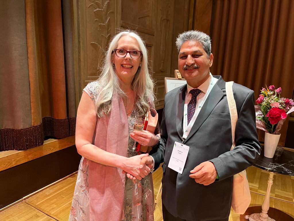 Prof SC Joshi attends 9th World Summit on Arts & Culture in Stockholm ...