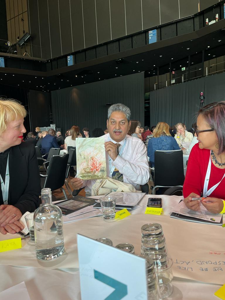 Prof SC Joshi attends 9th World Summit on Arts & Culture in Stockholm ...