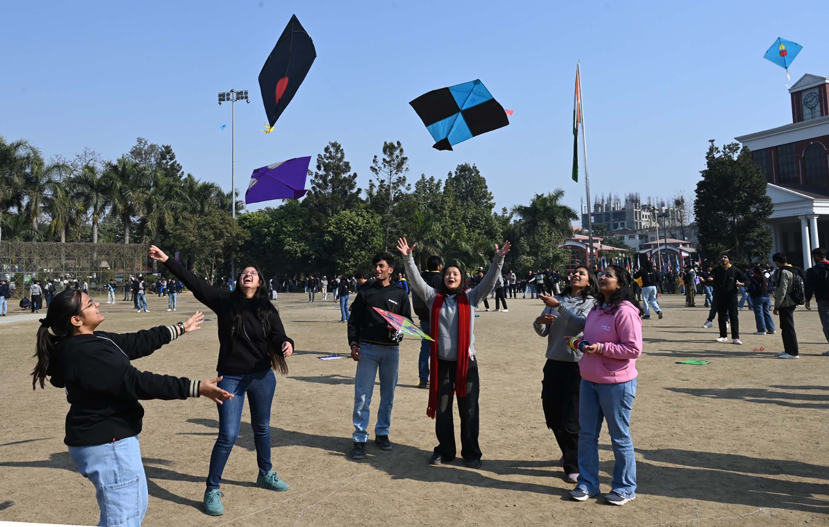 Kite Fest held at Graphic Era on Makar Sankranti | Garhwal Post